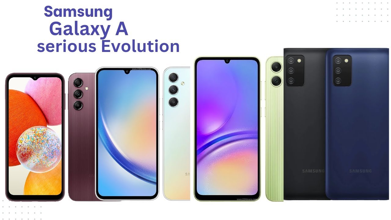 Evolution of Samsung Galaxy A Series old & Latest version - YouTube