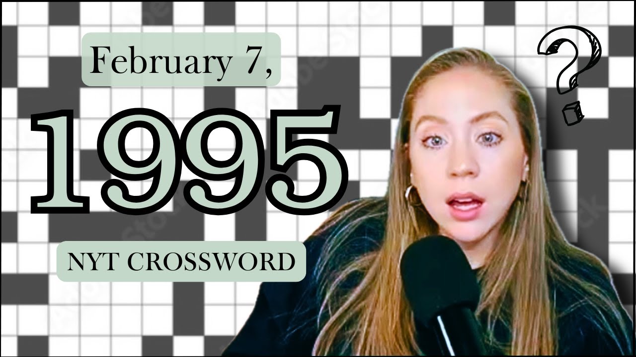 Yes way, Jose??! | Time Travel Tuesday | February 7, 1995 NYT Crossword ...