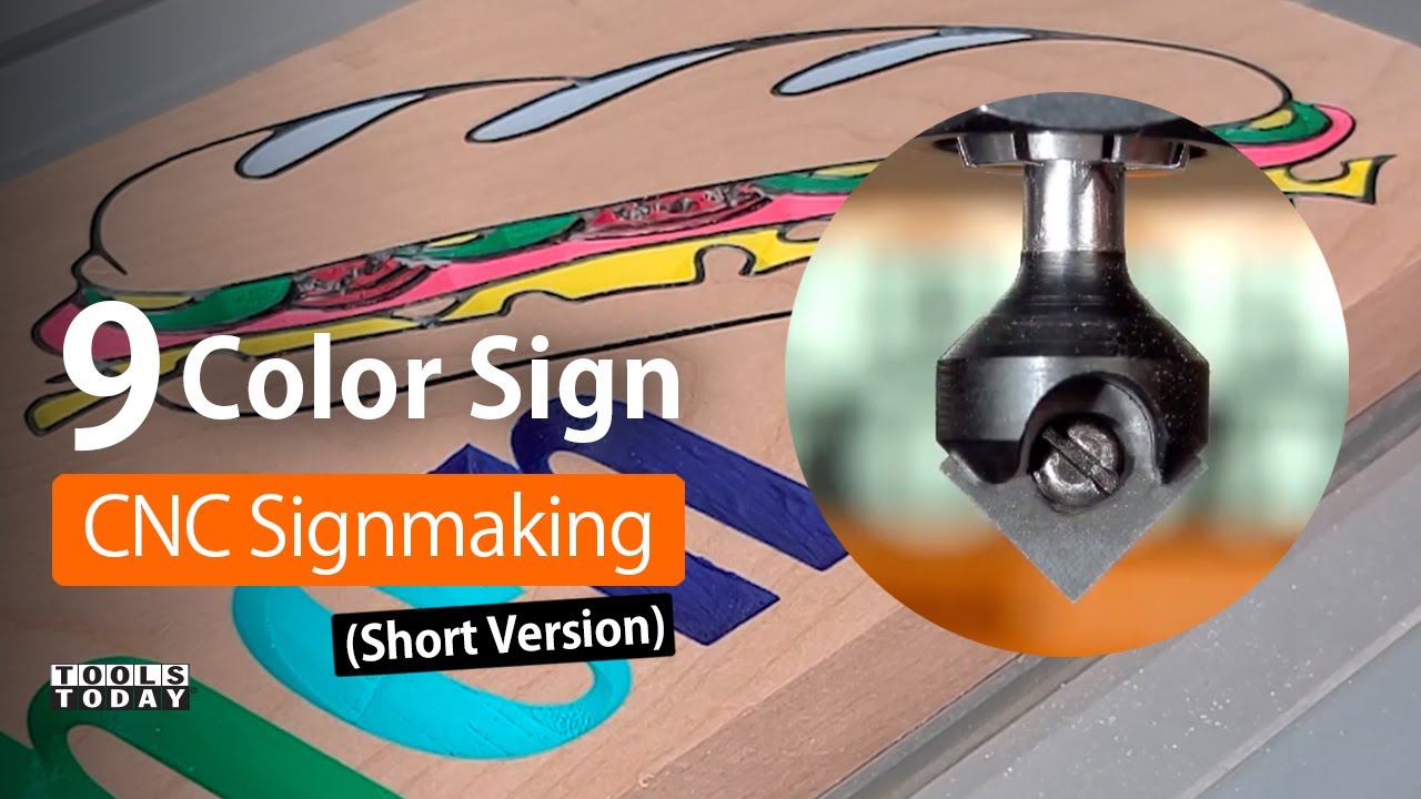 Making a 9 Color Sign (Short Version) | ToolsToday - YouTube