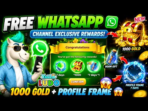 Yalla Ludo Exclusive Rewards Event | Follow Our WhatsApp Channel for Free Prizes!