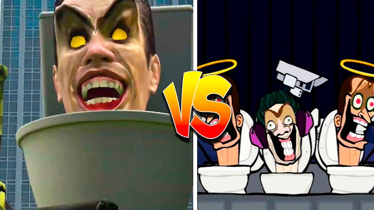 Skibidi Toilet Meme😅| ORIGINAL vs CARTOON - YouTube