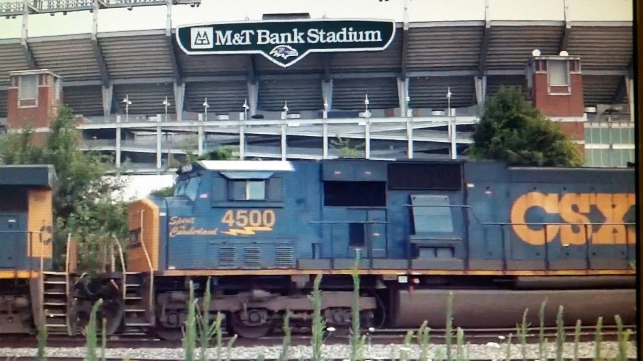 Trash Train With CSX Spirit of Cumberland In Baltimore City - YouTube