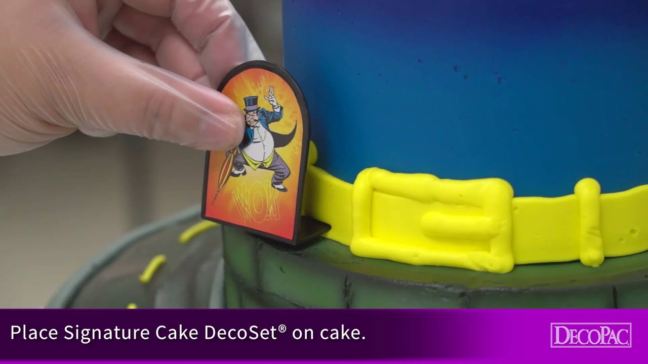 How to Make a Cake with the Batman To The Rescue Signature Cake DecoSet ...