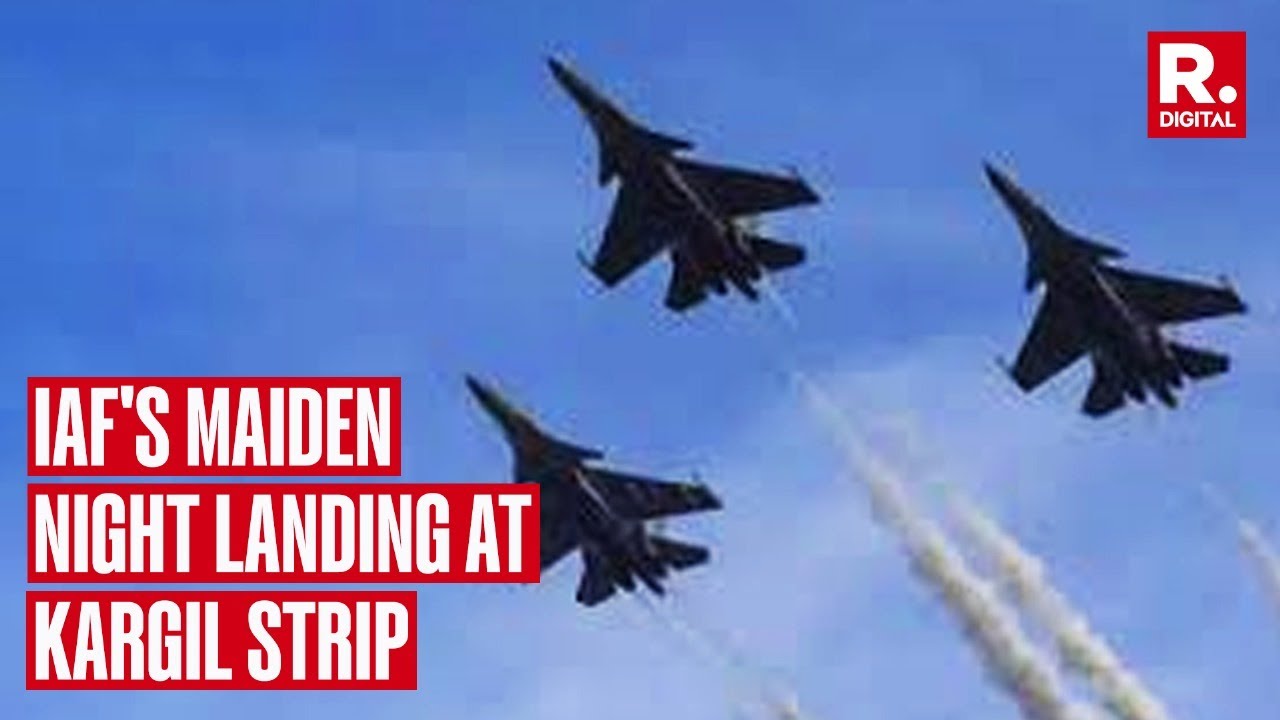 Watch Thrilling Visuals Of IAF C 130J Carrying Out Maiden Night Landing ...
