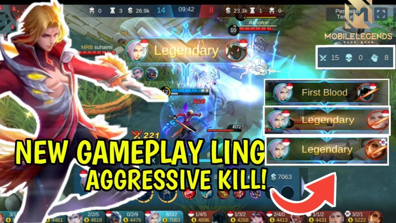 NEW GAMEPLAY HYPER LING | mobile legend montage - YouTube
