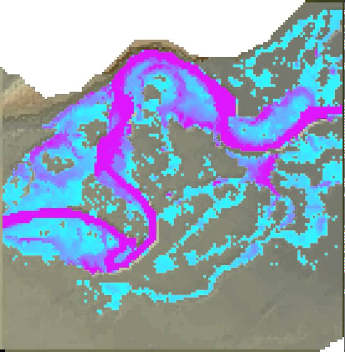 CAESAR hydrodynamic model 300 cumec flood through Caersws - YouTube
