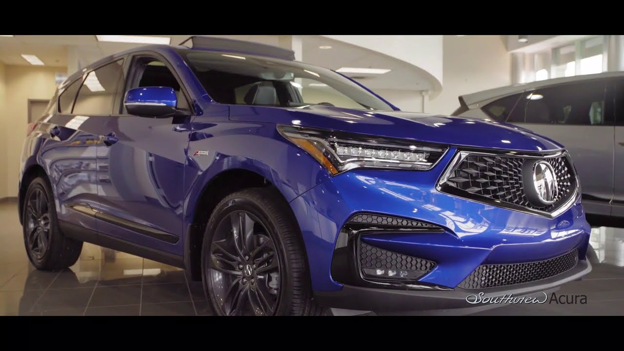 Blue Acura RDX A-SPEC @ Southview Acura - YouTube