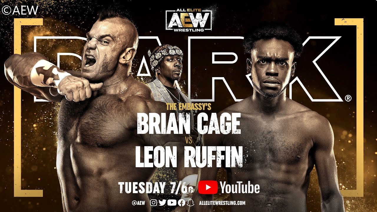 Brian Cage vs Leon Ruffin / Singles Match / AEW Dark #173 / WWE 2K22 ...