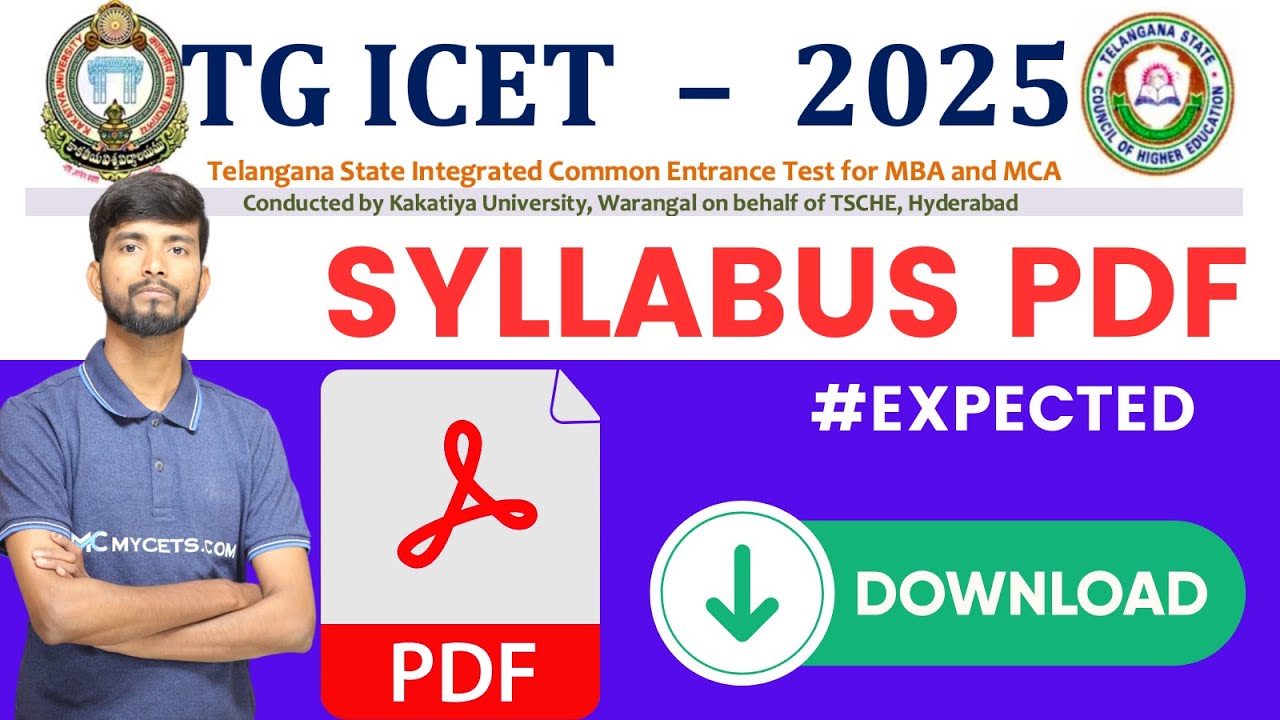 TS ICET 2025 Syllabus PDF||TG ICET 2025 Syllabus PDF Download||What is ...
