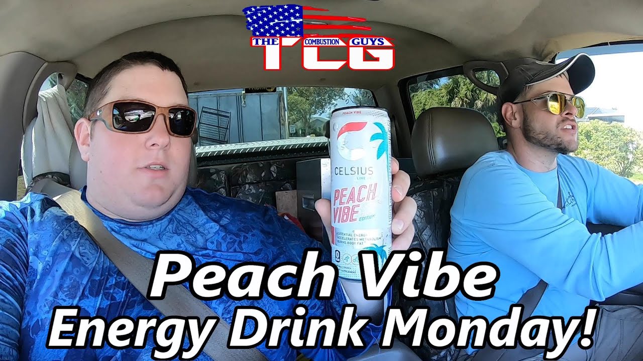 Trying Celsius Peach Vibe (Energy Drink Monday) Energy Drink Review ...