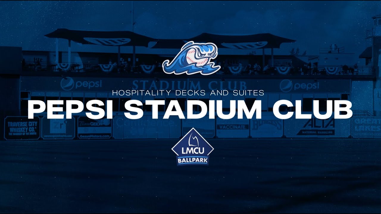 West Michigan Whitecaps Hospitality Area - Pepsi Stadium Club - YouTube