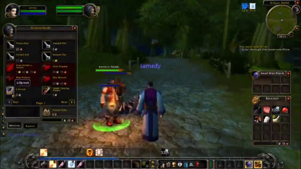 Wow classic running from Stormwind to Ironforge on level 7 priest - YouTube