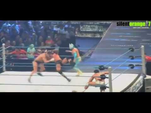 Sin Cara saves Randy Orton from Alberto Del Rio and Cody Rhodes
