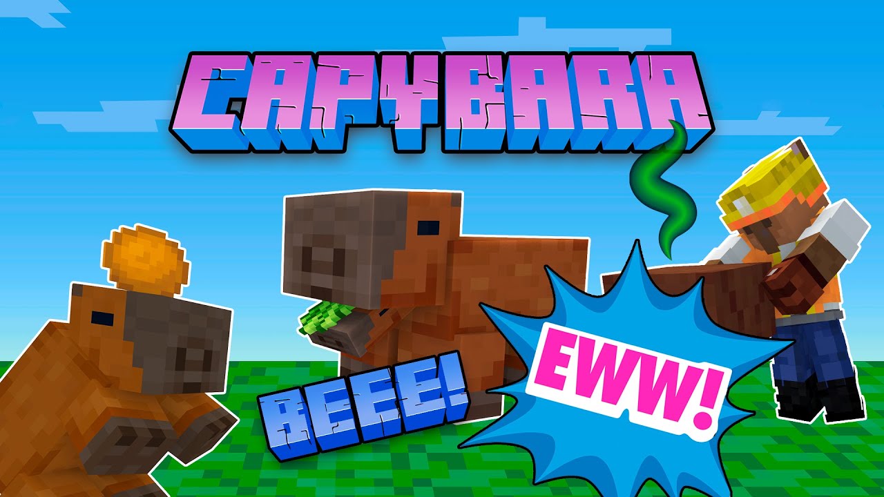 Working days capybaras (Minecraft animation) - YouTube