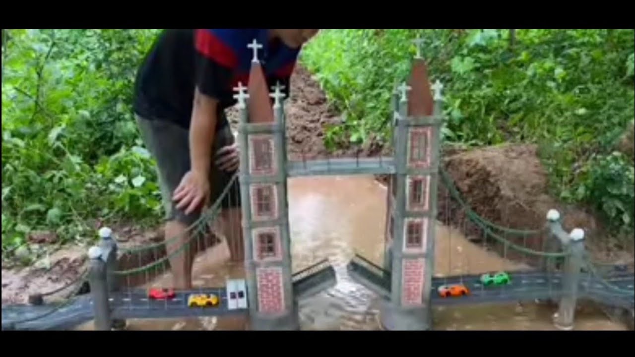 Mini Tower Bridge Construction Build London Bridge Small - YouTube