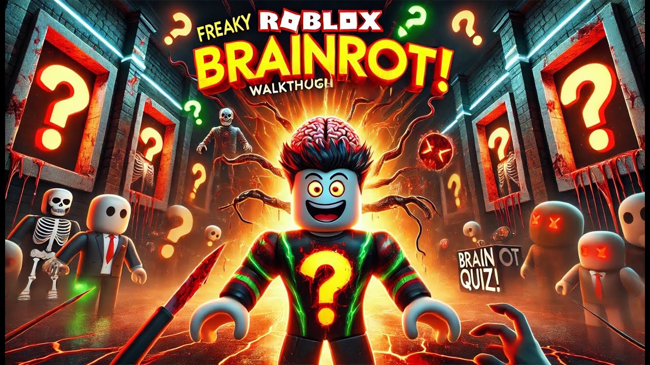 BRAINROT Quiz! Freaky Mode Walkthrough - All Answers (Roblox) - YouTube
