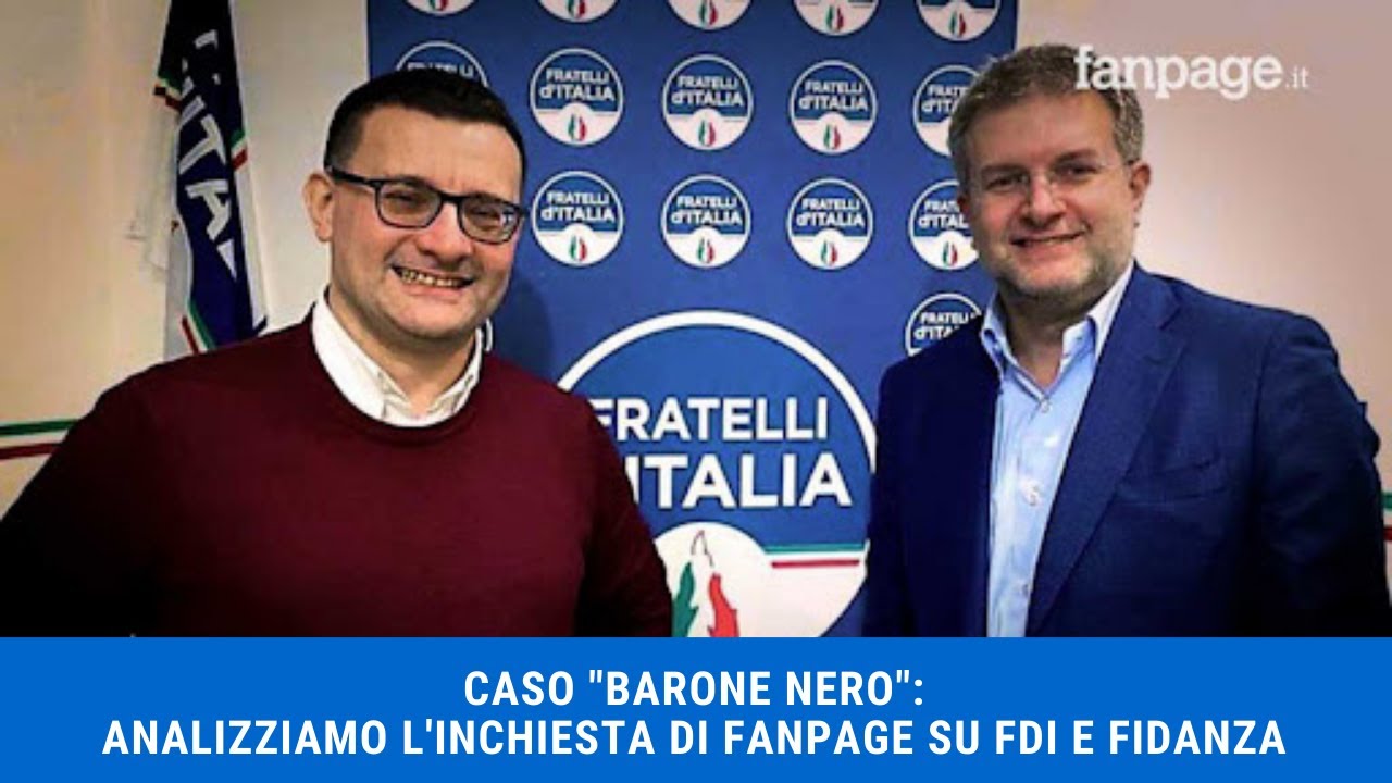 Il Barone Nero: il nero è il nuovo nero - FdI e Fidanza tra lavatrici e ...