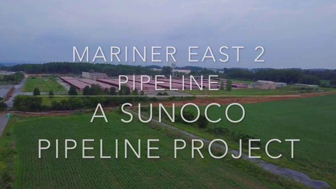 Sunoco Gas Pipeline goes through Pennsylvania by Drone 4K - YouTube