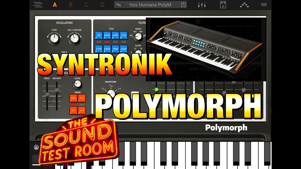 Syntronik POLYMORPH Instrument - Classic Sounds - My Favorite Presets - Demo for the iPad - YouTube