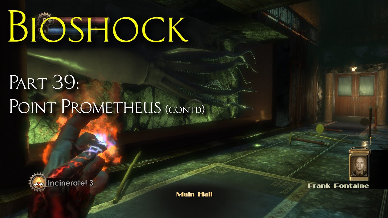 Bioshock | Blind Playthrough | Point Prometheus Part 2 - YouTube