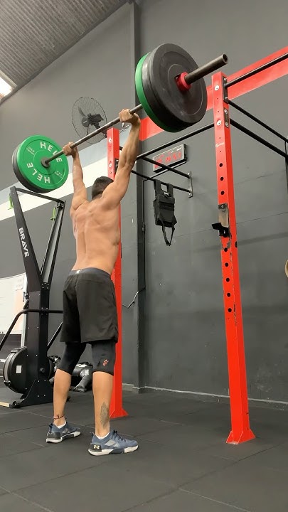 Push Press 🚀 Pega essa Costas Trabalhada | Treino Pesado | Potência | Crossfit | #motivation ...