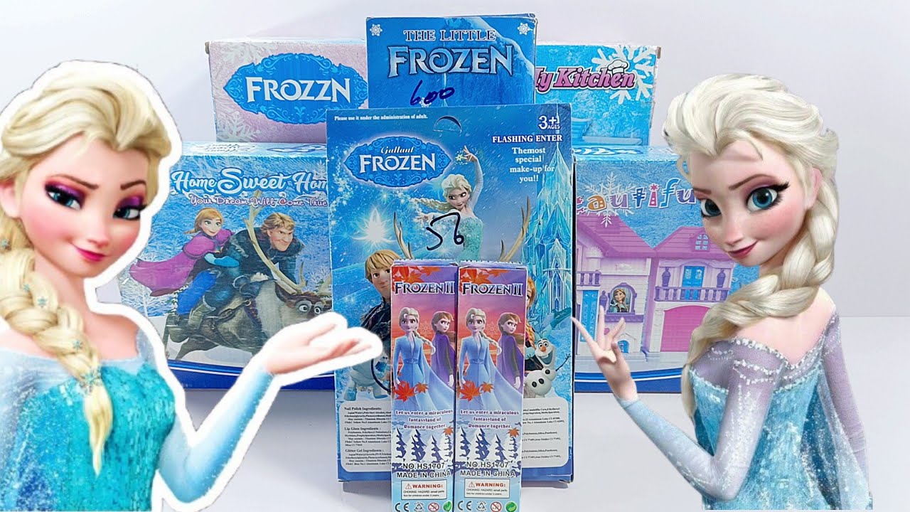 11 Minutes Satisfying with Unboxing Frozen Elsa Kitchen Cooking Toys ...