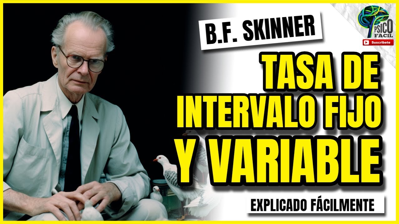 Skinner: TASA DE INTERVALO FIJO Y VARIABLE | Resumen con ejemplos - YouTube