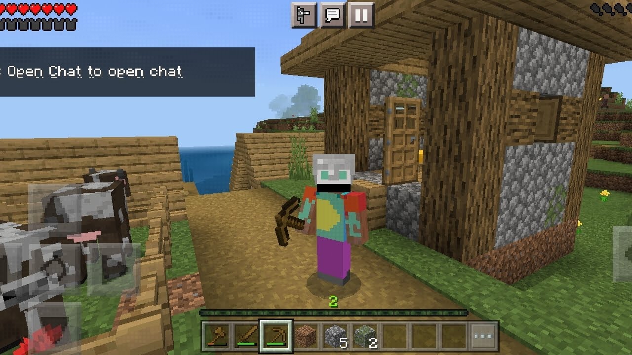 KITA MEMBANGUN RUMAH DAN MENEMUKAN DESA DI MINECRAFT SURVIVAL SERIES ...