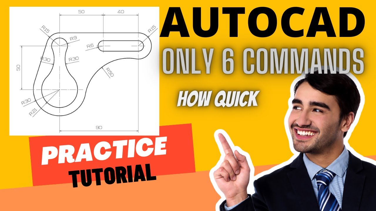 AutoCAD 2D Practice||How to Draw in Auto CAD||Tricks of AutoCAD||#Engg ...