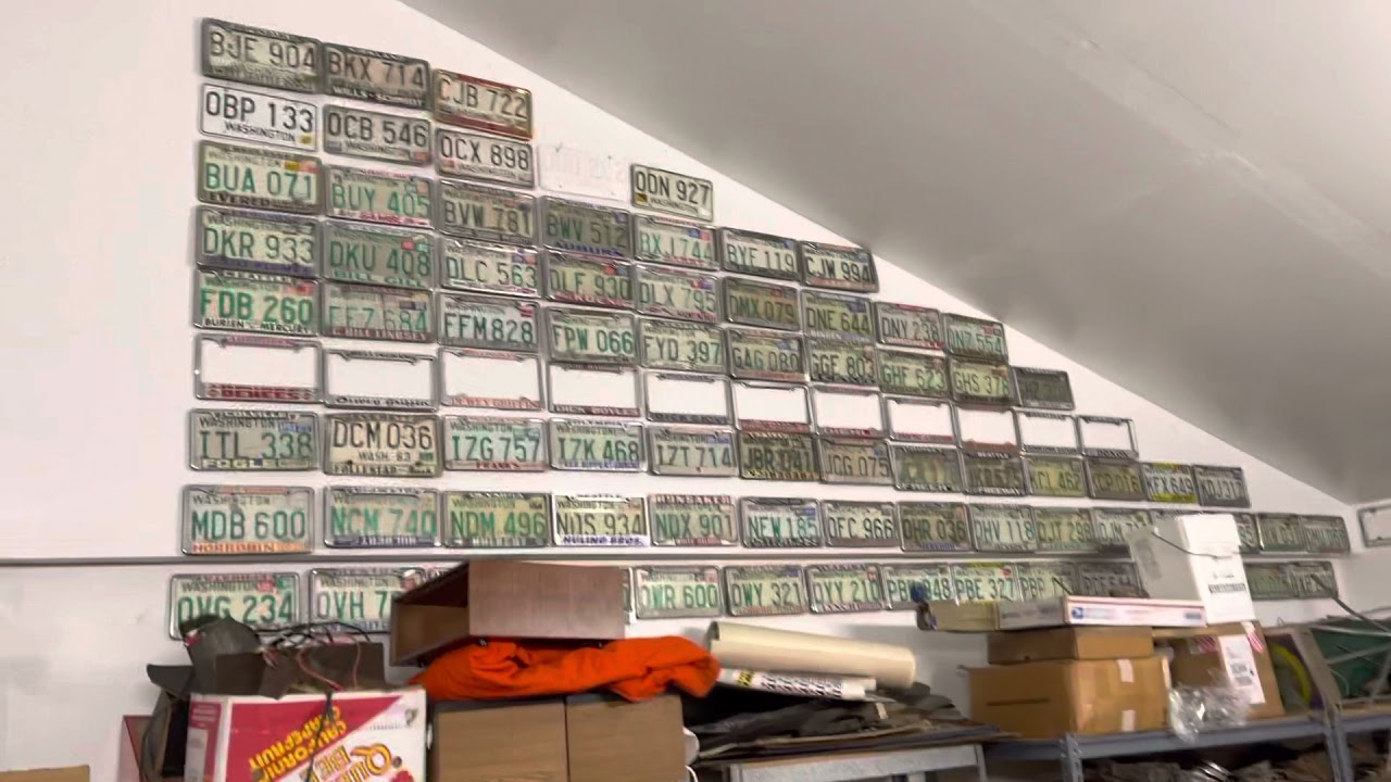 Washington License Plates and License Plate Frames - YouTube