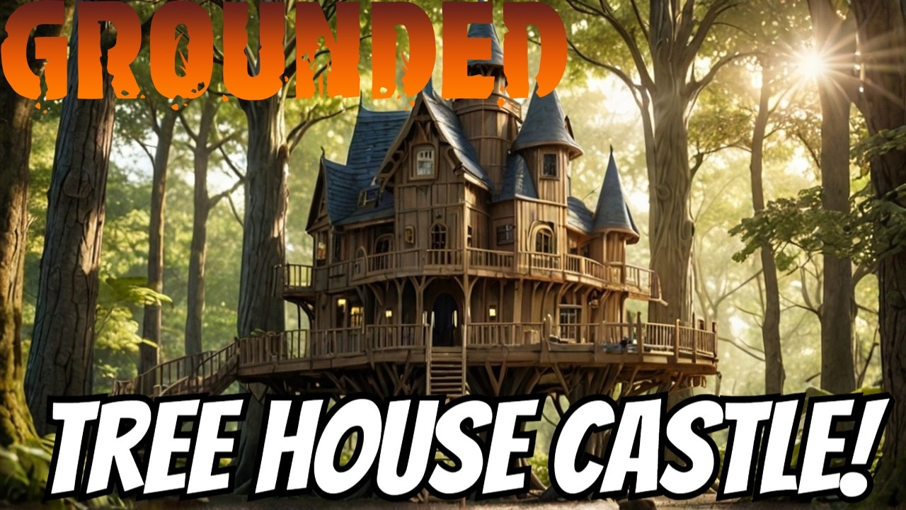 ULTIMATE TREEHOUSE CASTLE BASE DESIGN! | Grounded Fully Yoked | EP. 21 ...