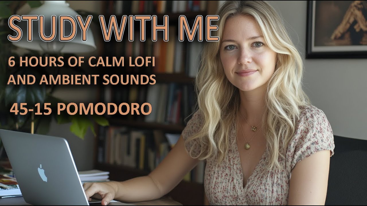 🔴 LIVE | 6-Hour Study & Work Session 🎧 | Stay Focused with Calm Music ...