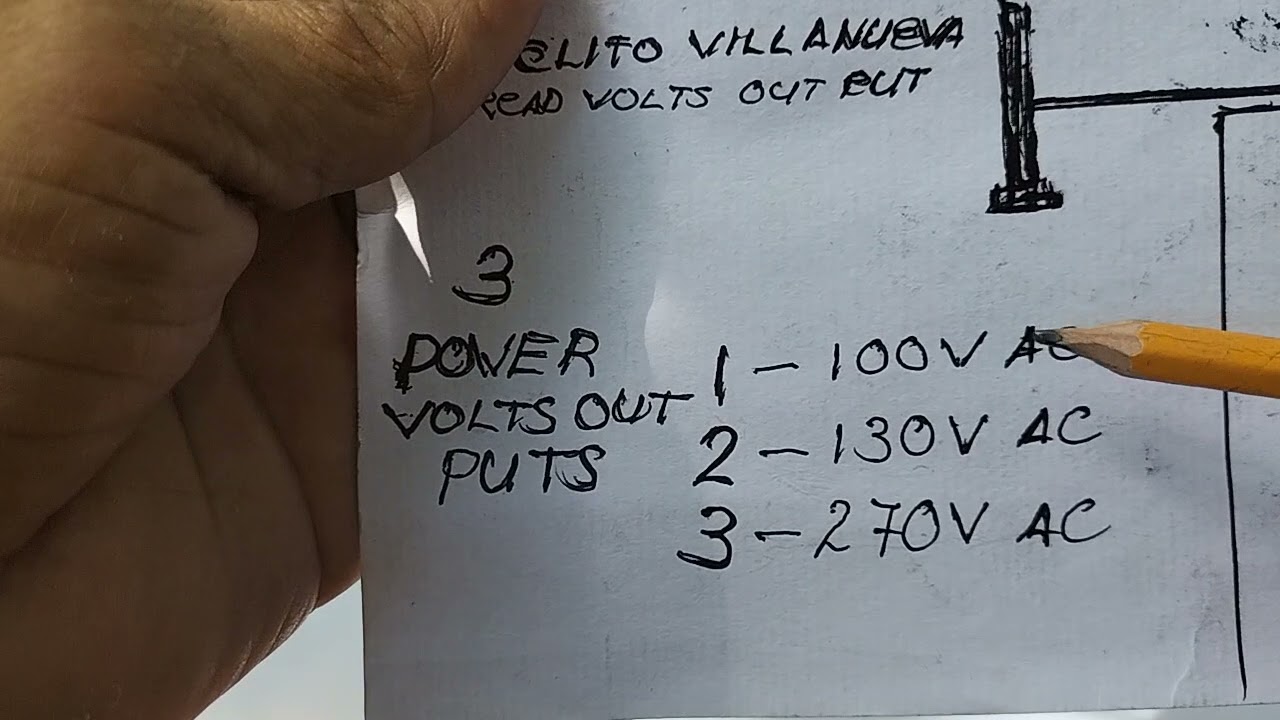 DIY fish shocker step by step 3 AC voltage power out put - YouTube