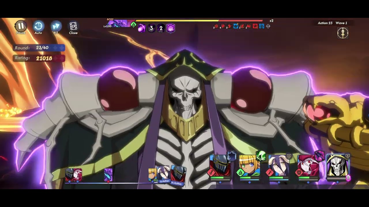 Lord of Nazarick- Monster hunt Amethyst Fire Elemental rank #1 - YouTube