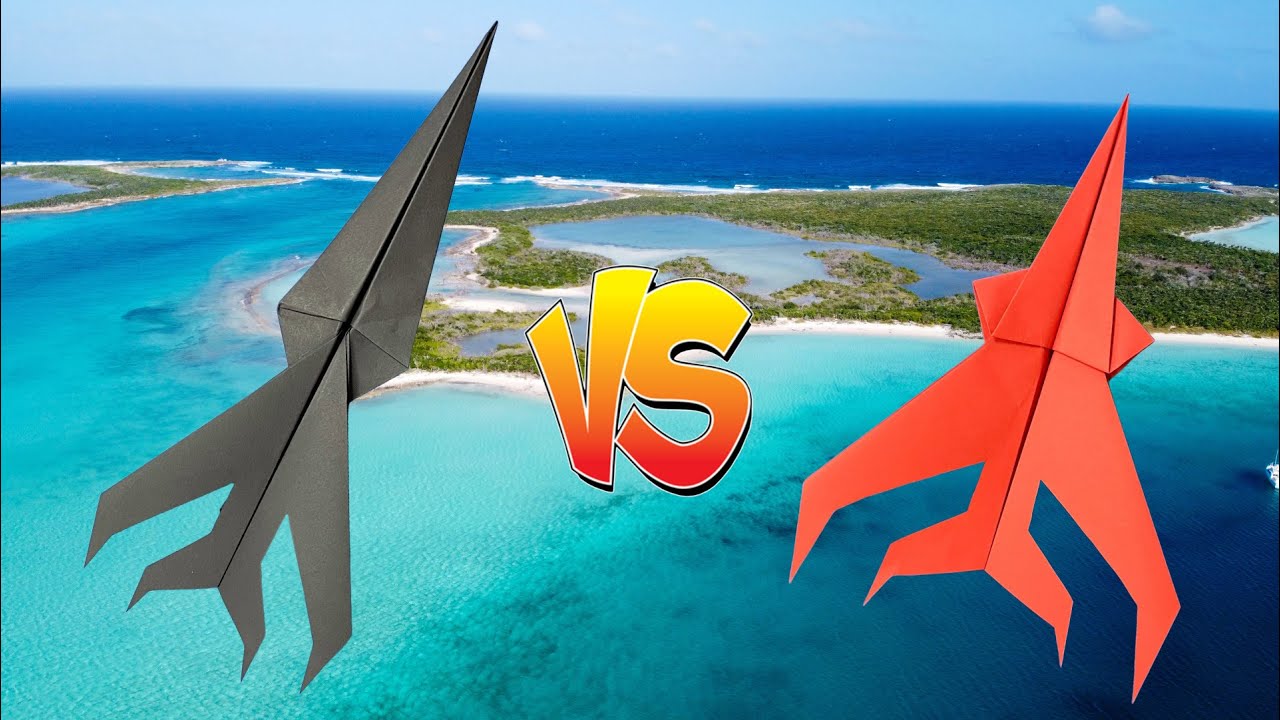 How to Make a Paper Airplane Fly Far | Jet Fighter vs New Plane - YouTube