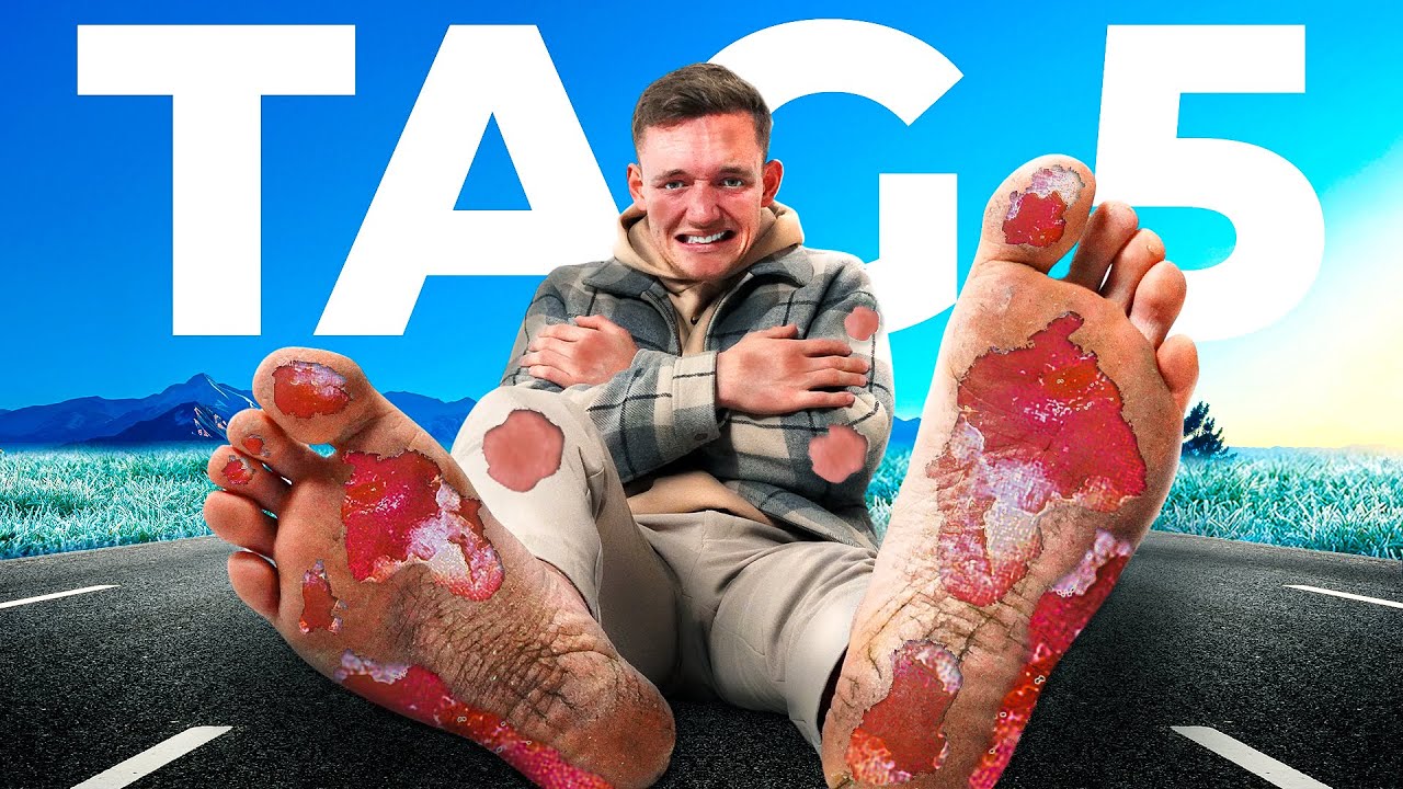 7 Tage barfuss im Winter überleben l Selbstexperiment - YouTube