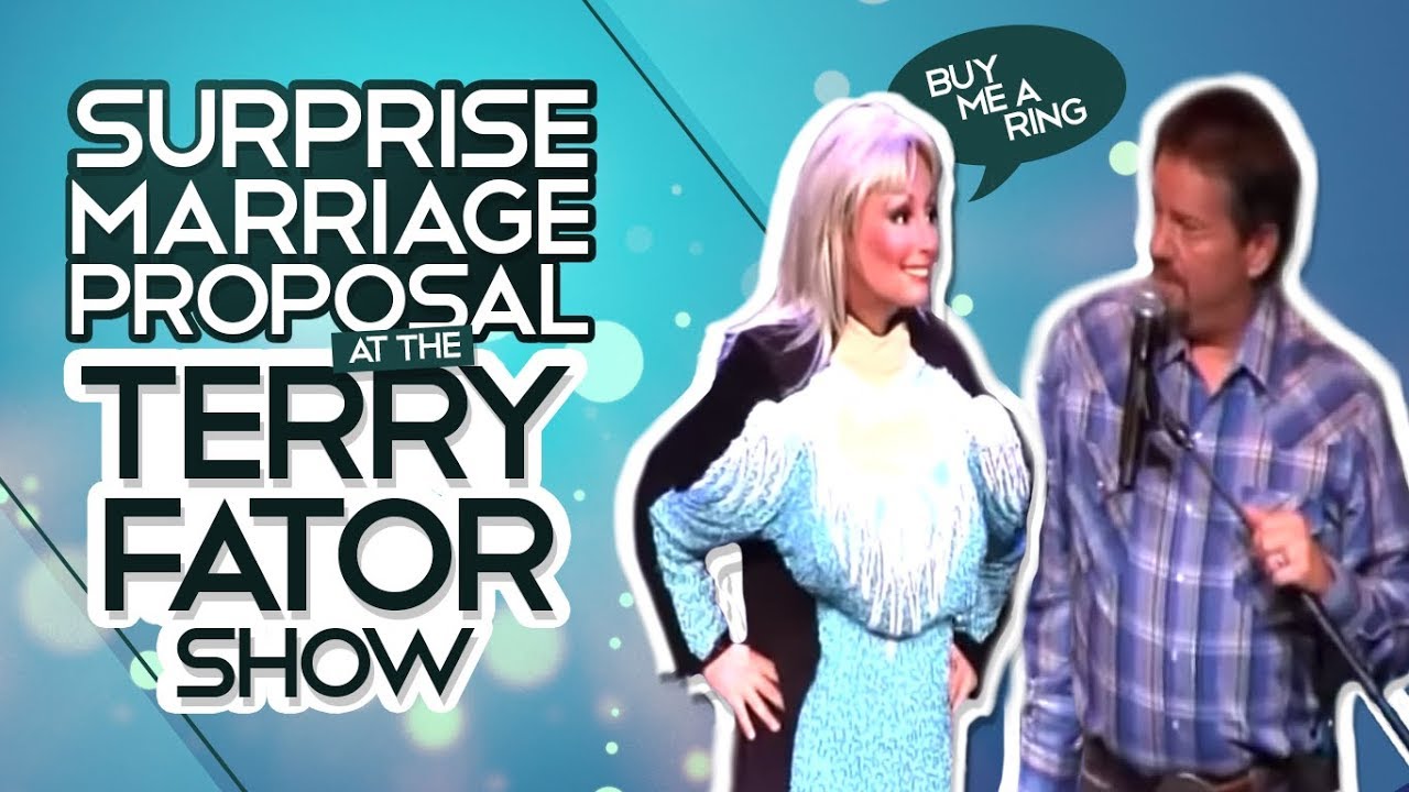 Marriage Proposal at the Terry Fator Show - YouTube