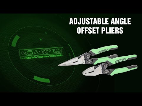 OEMTOOLS Adjustable Angle Offset Pliers - YouTube