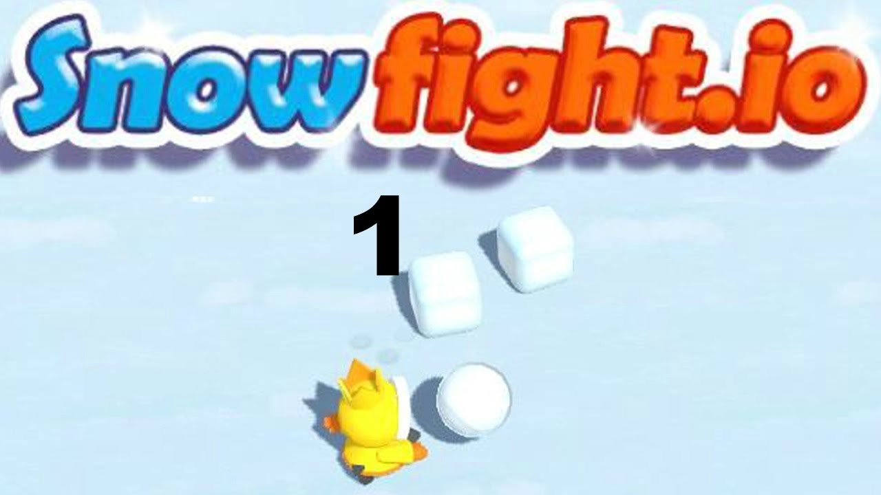 Let's Play SnowFight.io-Episode 1-The Snowballs! - YouTube