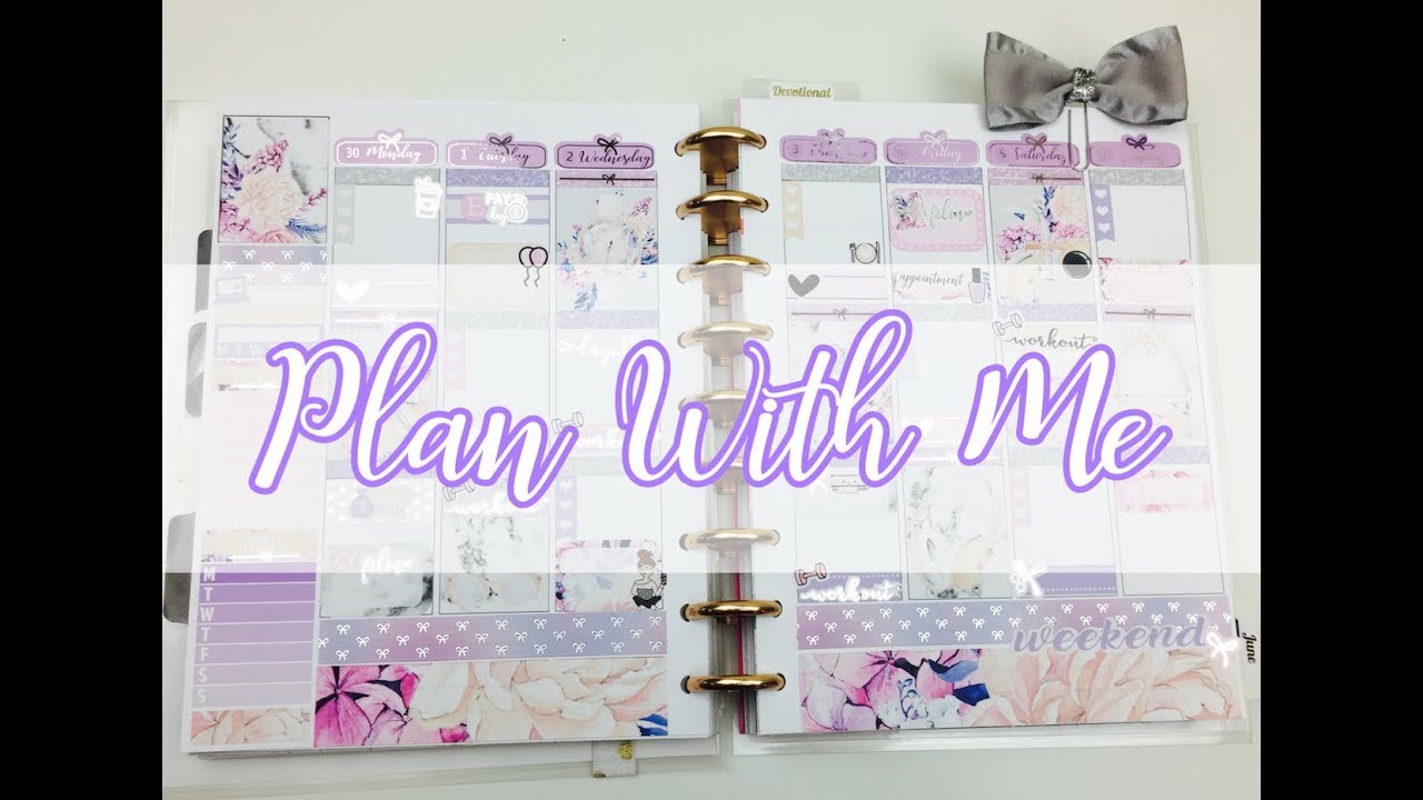Plan With Me Featuring Planning Like A Pro - YouTube
