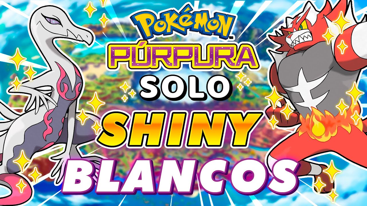 PODREMOS PASAR POKÉMON PÚRPURA SOLO CON POKÉMON SHINY BLANCOS? POKE ...