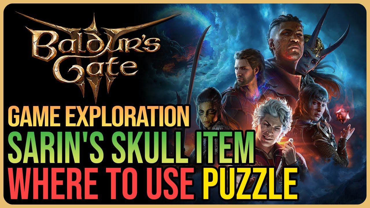 How to Use Sarin's Skull Baldur's Gate 3 - YouTube