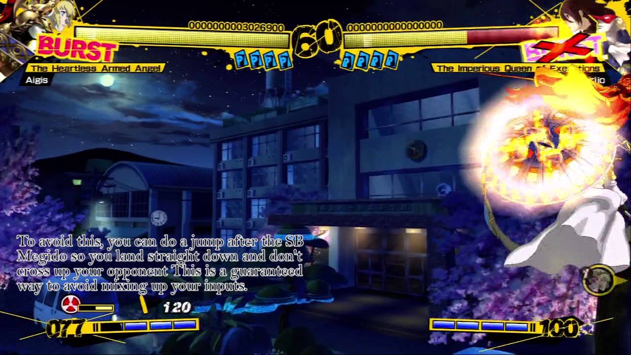 Persona 4 Arena - Aigis Tutorial Video (2/3) - YouTube