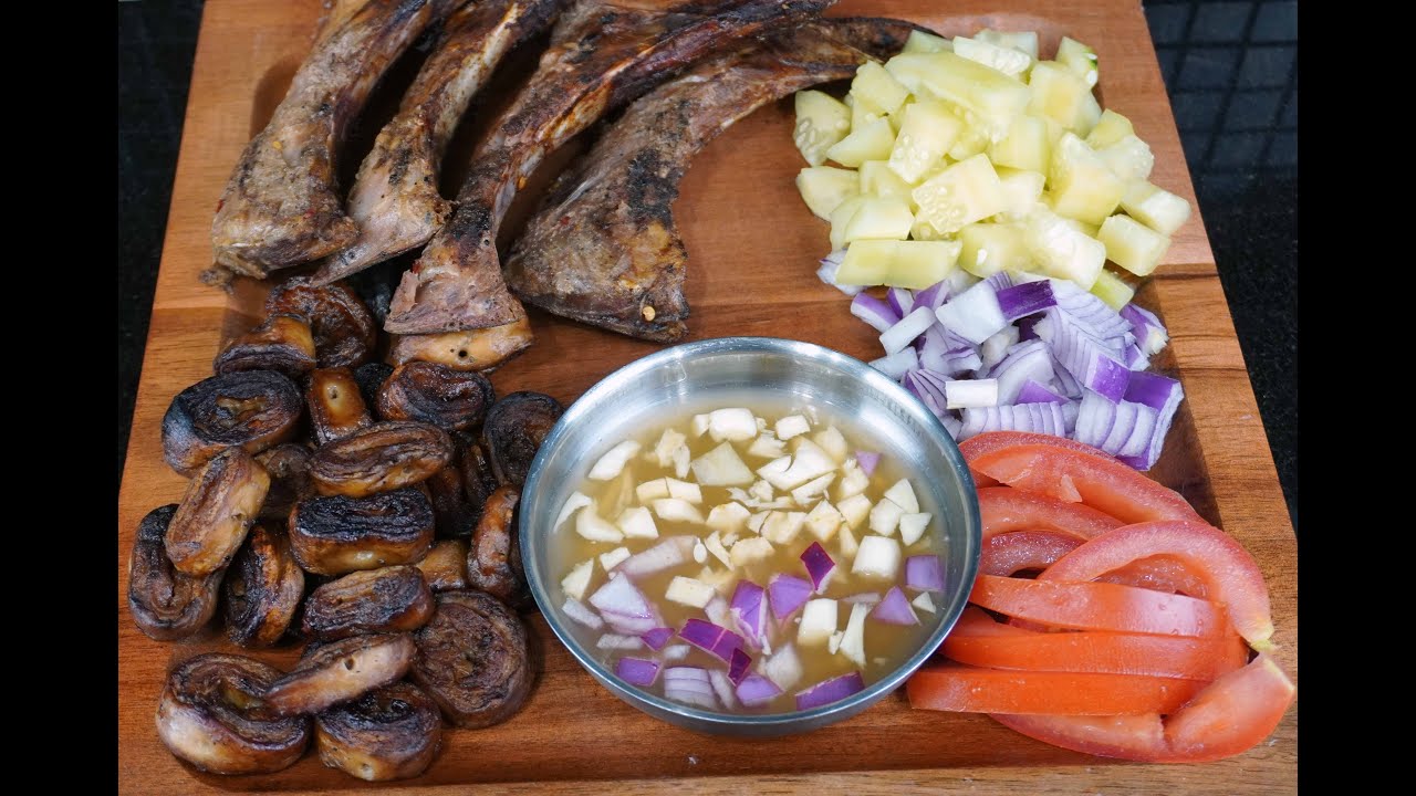 inihaw na isaw at panga ng tuna - YouTube