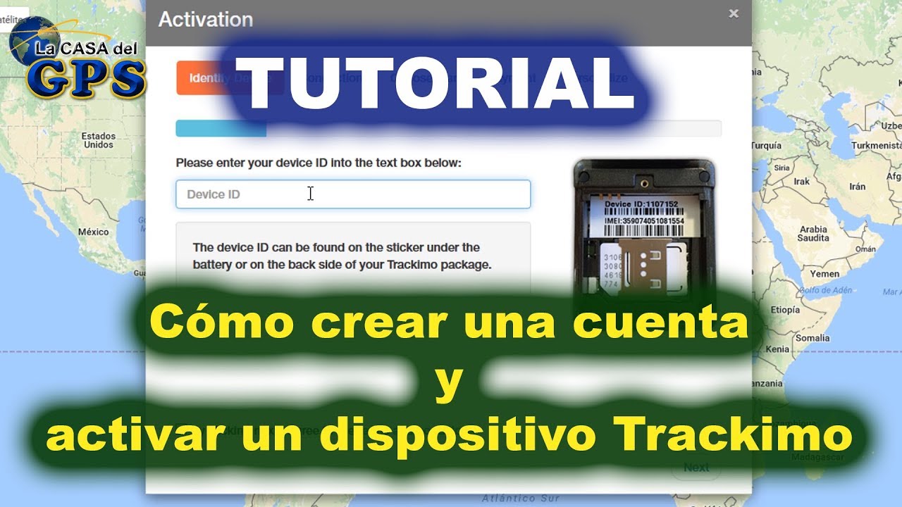 TUTORIAL - Cómo crear una cuenta y activar un dispositivo Trackimo - YouTube