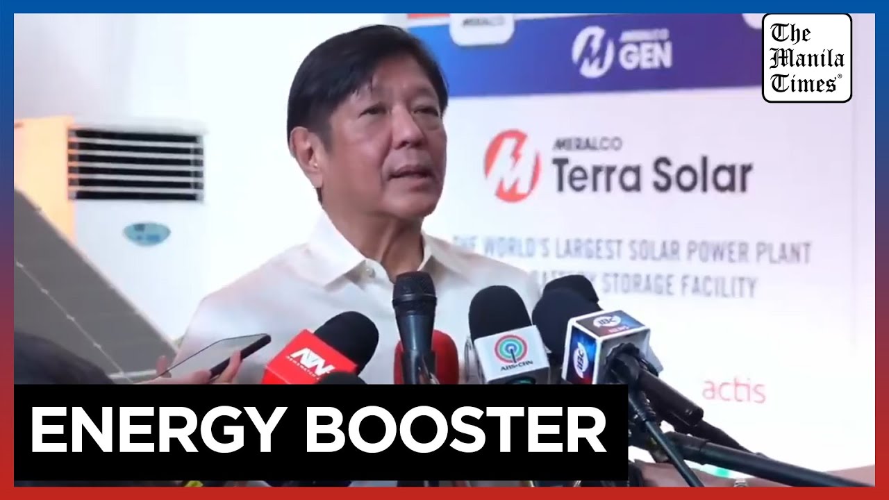 BBM breaks ground for solar power project - YouTube
