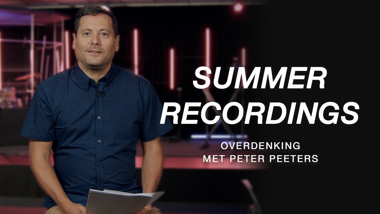 Summer Recording met Peter Peeters | Resound Church - YouTube