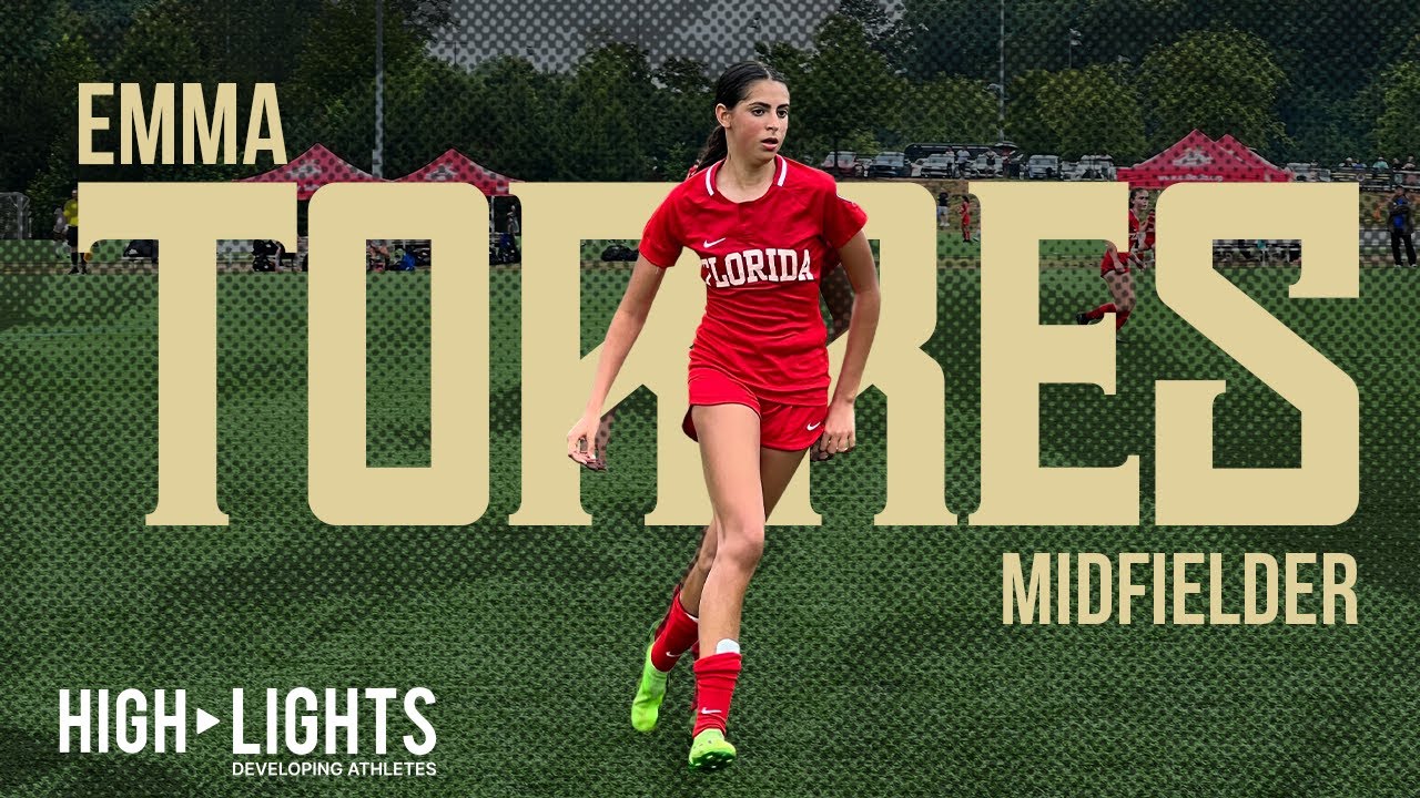 Emma Torres | Midfielder - Best Goals & Assists 2023 - YouTube