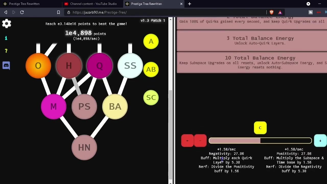 Prestige tree #16: The fifth row - YouTube