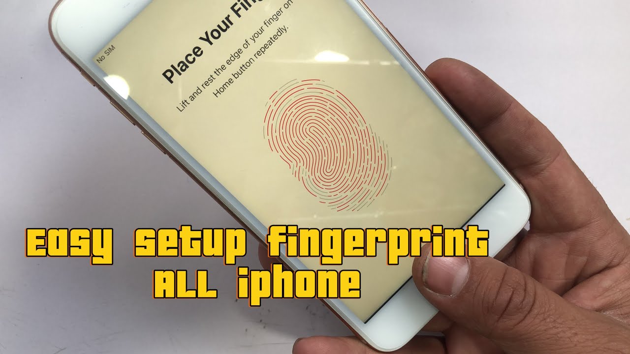 How to add fingerprint on Apple iphone 8 plus- setup toch id .# ...